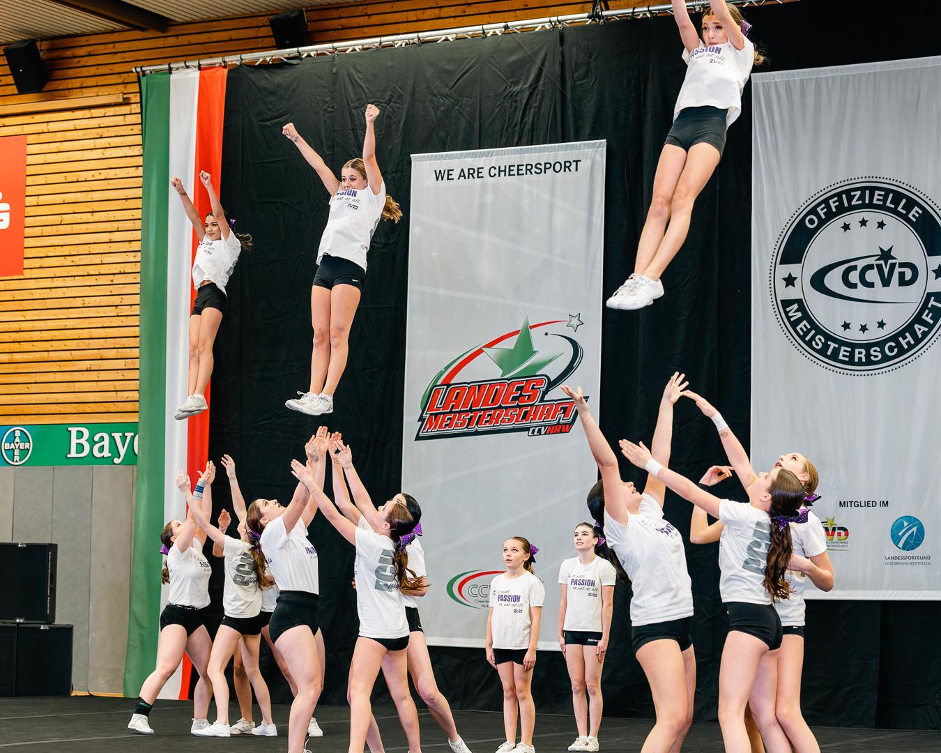 Starker Saisonstart der Passion Cheer Unit – TV Refrath